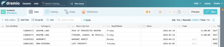 Dremio Tutorial: Combining Multiple Datasets