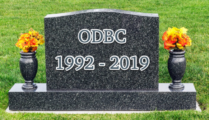 Replacing ODBC/JDBC: Is It Time?