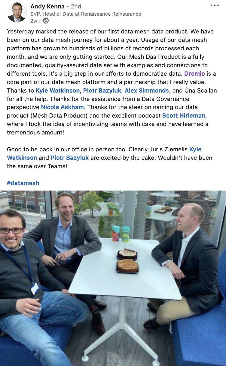 Enabling a Data Mesh with an Open Lakehouse | Dremio