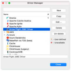 JDBC Driver for Arrow Flight SQL: An Open Source Universal Driver | Dremio