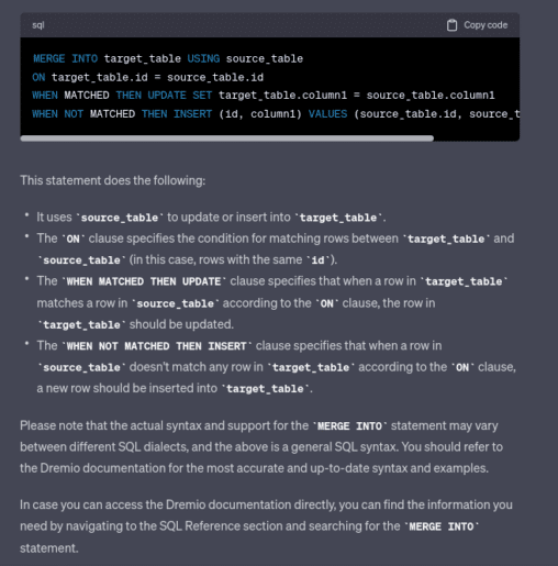 Using Generative Ai As A Data Engineer Dremio