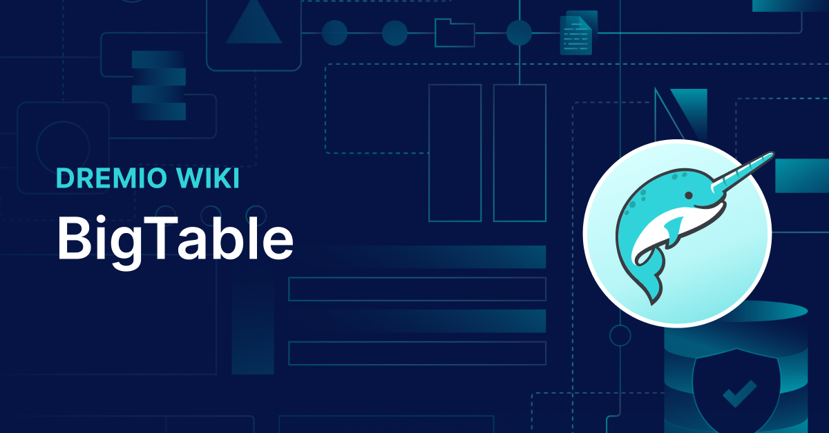 What is BigTable? | BigTable Uses | Dremio