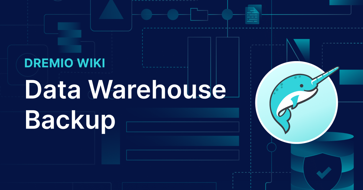 Data Warehouse Backup | Dremio