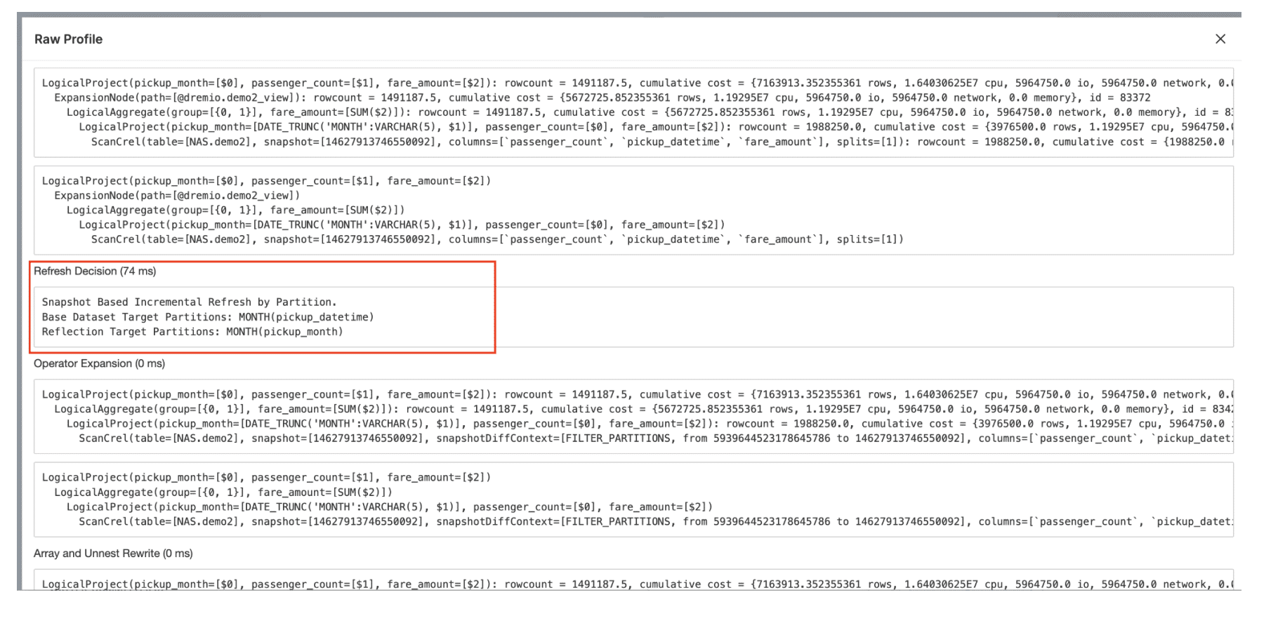 Intelligent Reflection Refresh | Dremio