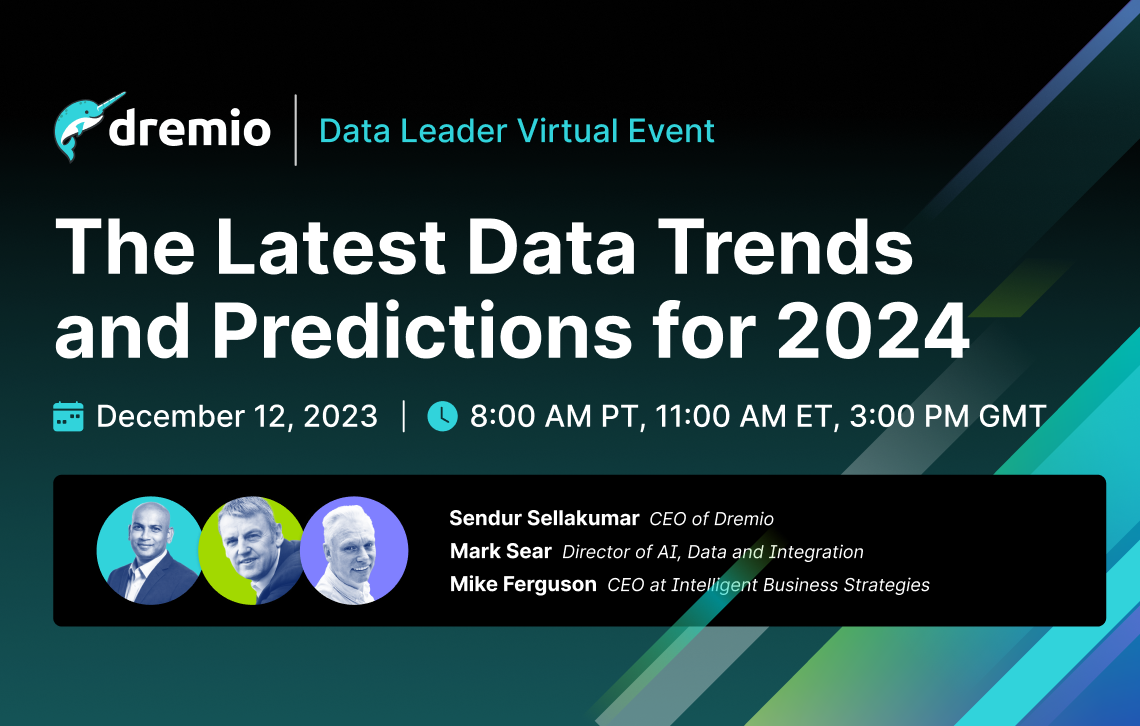 Dremio Unified Analytics Platform for a Self-Service Lakehouse