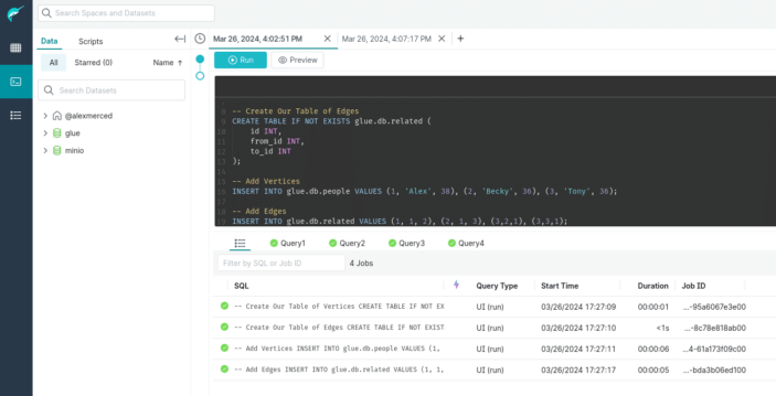 How to Run Graph Queries on Apache Iceberg Tables | Dremio
