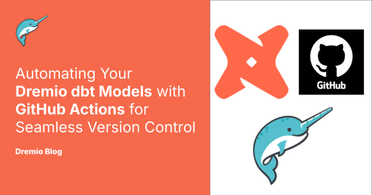Automating your Dremio dbt models with GitHub Actions