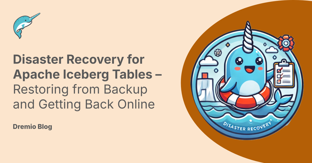 Disaster Recovery for Apache Iceberg Tables – Restoring from Backup and ...