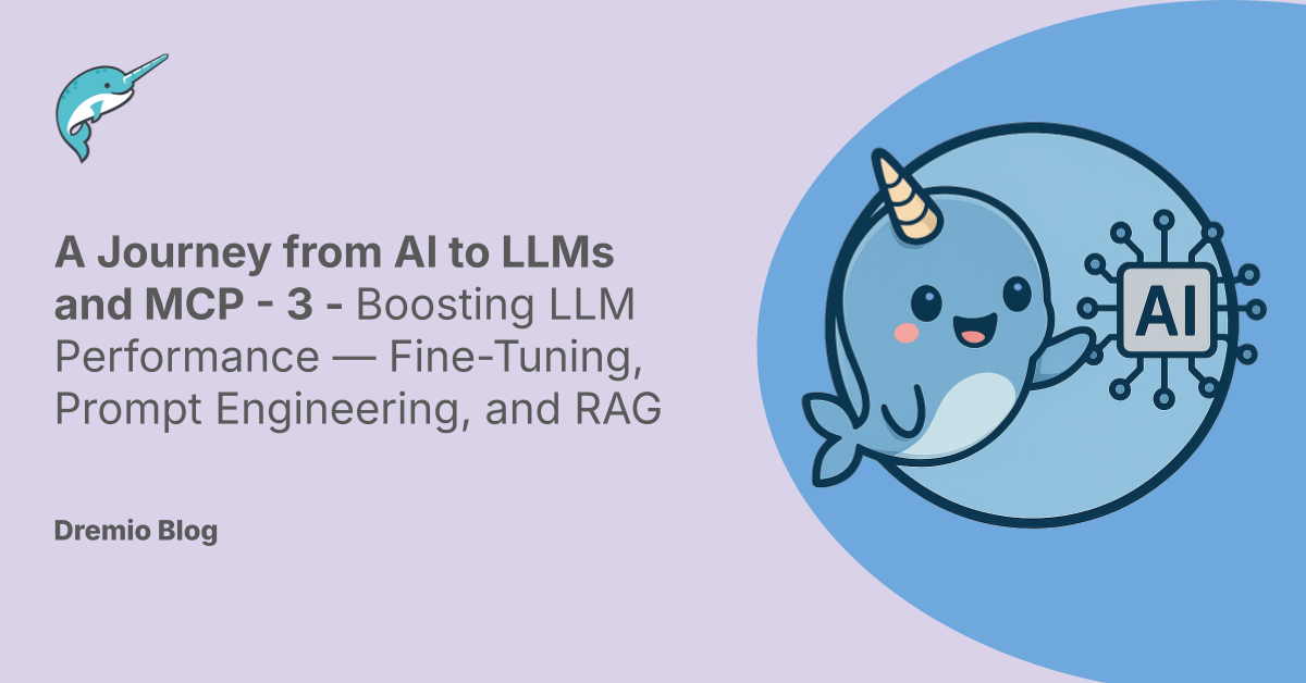 Fine-tuning, prompt engineering and RAG | Dremio